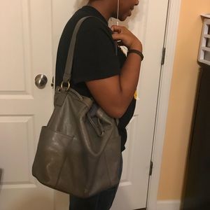 Fossil | Bags | Grey Fossil Purse And Wallet | Poshmark